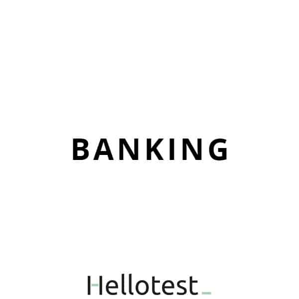 Banking assessment - Hellotest