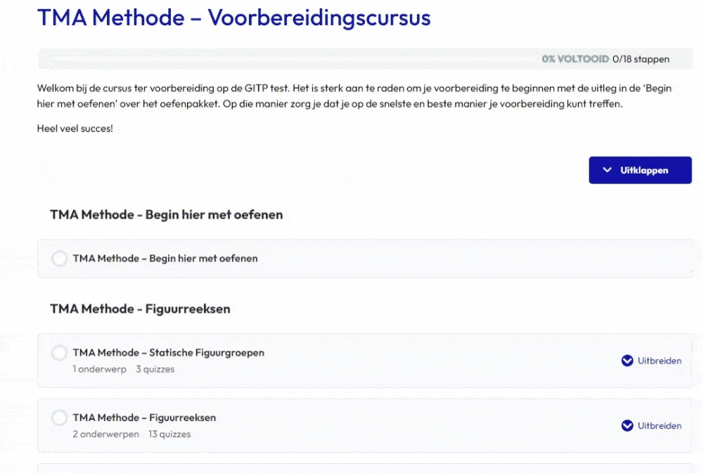 TMA Test Oefenen - Gratis Online Oefentoets